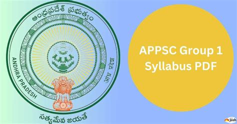 APPSC Group Syllabus PDF Download Subject Wise Topics And Exam Pattern