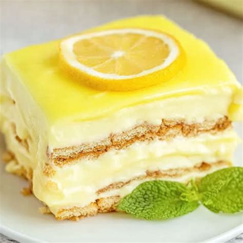 No Bake Lemon Eclair Dessert Quick Recipes