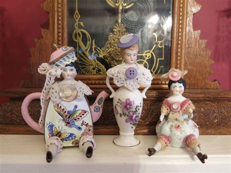 Trio Of Mini Assemblage Art Dolls By Shenna Shepard Assemblage Art Dolls Art Dolls Unique Dolls