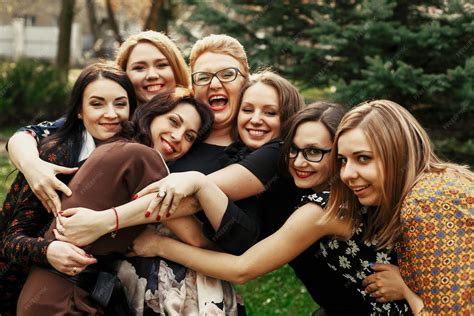 Premium Photo Stylish Elegant Women Having Fun At Celebration In