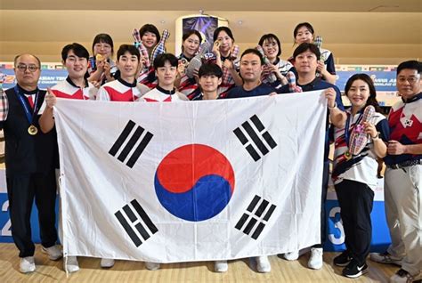 구미시청 볼링팀 백승자·정정윤 선수 아시아볼링선수권대회 금메달