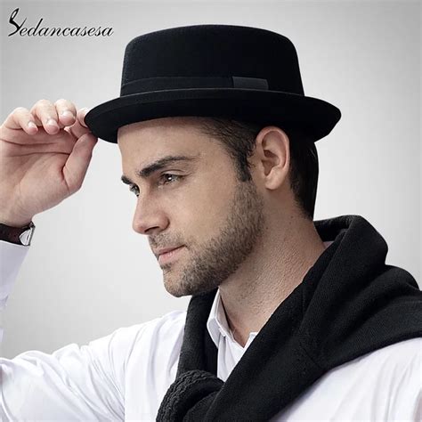 Sedancasase New 2017 Fashion 100 Australia Wool Mens Fedora Hat With