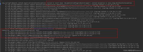 Springboot与swagger集成时遇到的错误：failed To Start Bean ‘documentationpluginsbootstrapper‘；error Sds