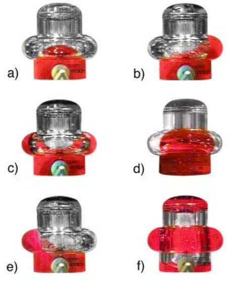 static interface configurations during experiments a rotationally