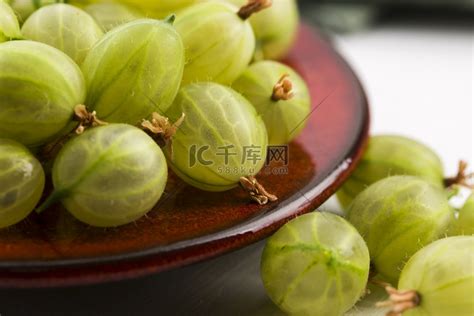 绿色醋栗高清摄影大图 千库网