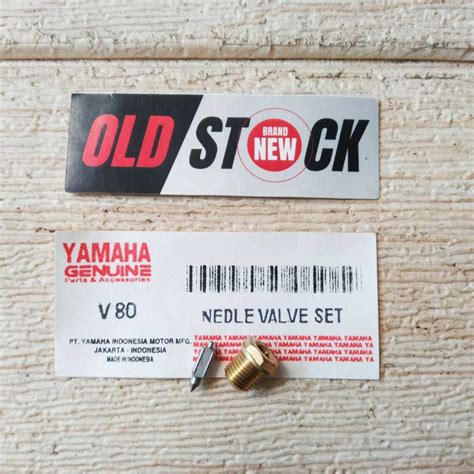 Jual Jarum Pelampung Karburator Nedle Valve Set Yamaha V75 V80 Asli