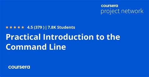 Practical Introduction To The Command Line