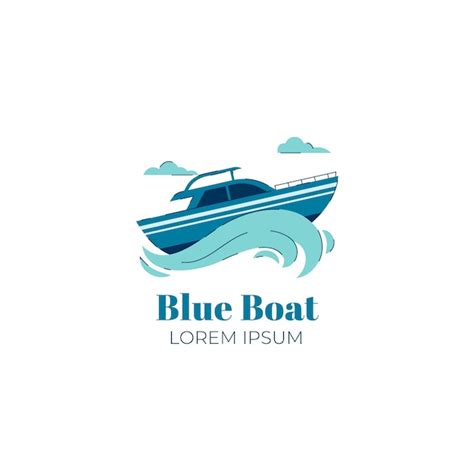 Free Vector Boat Logo Design Template