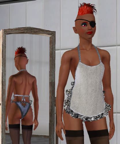 French Maid Aprin Outfit The Sims 3 Loverslab