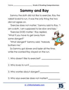 Grade 2 Reading Comprehension Worksheets 15 Worksheets Com