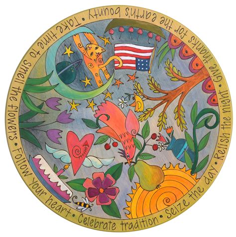 20 Lazy Susan D75589 Sticks Handmade