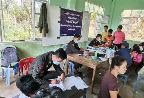 ကလိန်အောင်မြို့တွင် ပန်းခင်းစီမံချက်ဖြင့် အိမ်ထောင်စုလူဦးရေစာရင်းနှင့