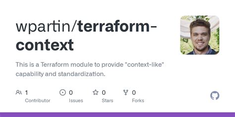Github Wpartin Terraform Context This Is A Terraform Module To Provide Context Like