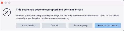 Mu4 Task Tidy Up Two Aspects Of New Corrupted Score Messaging Flows For Unsaved Scores
