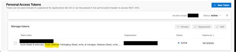 Pat Token Doesnt Work For Authenticating Into Azure Devops Stack