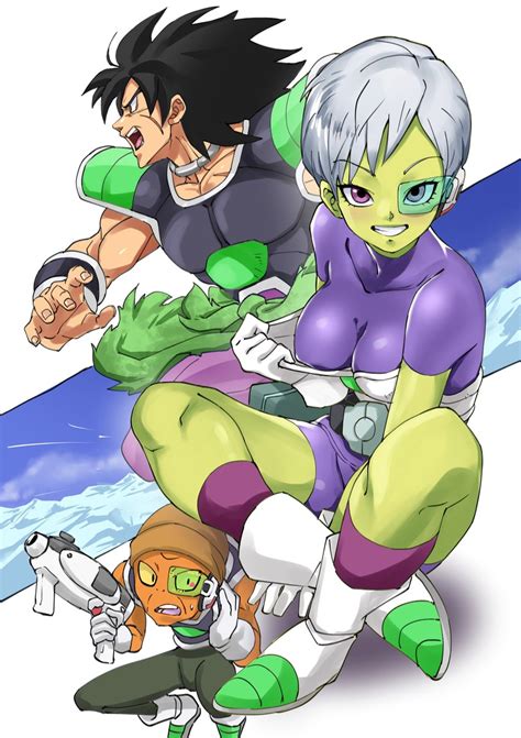 Broly Cheelai And Lemo Dragon Ball And 2 More Drawn By Pretty