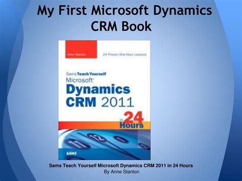 PPT Microsoft Dynamics CRM Consultant Sharing Experience PowerPoint Presentation ID