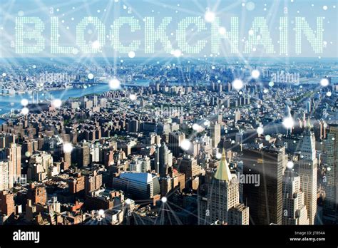 Blockchain Concept In Database Management Stock Photo Alamy