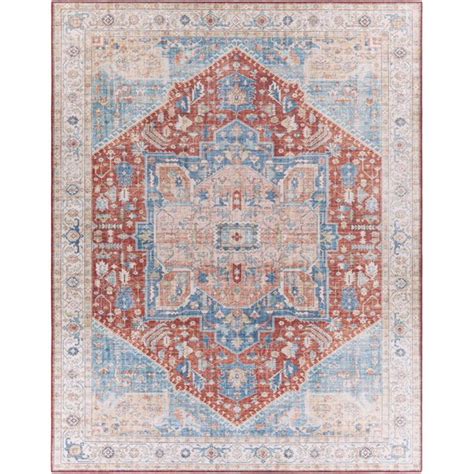 Markandday Area Rugs 9x12 Maasdriel Traditional Burnt Orange Area Rug 9