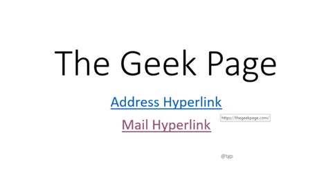 How To Open A Hyperlink In Powerpoint Without Holding Down The Ctrl Key