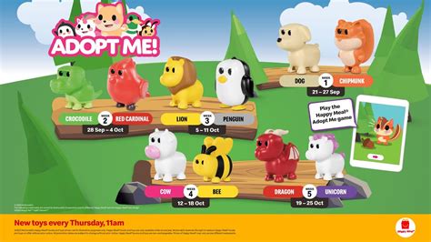 Adopt Me Mcdonalds Happy Meal® Toys Youtube