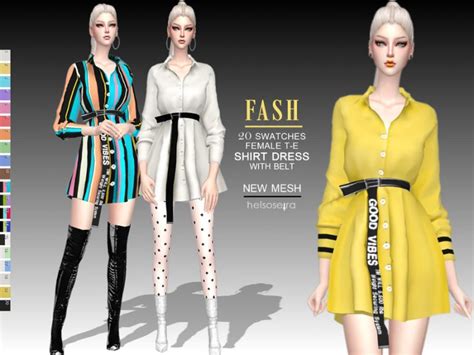 Fash Shirt Dress Dress Clothes Mod Download