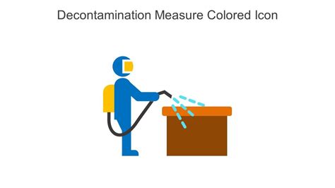 Decontamination Measure Colored Icon In Powerpoint Pptx Png And Editable Eps Format Ppt Template
