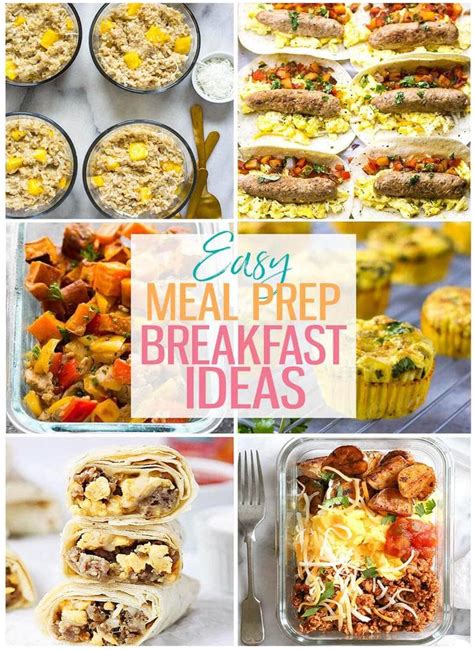 15 Breakfast Meal Prep Ideas For Busy Mornings The Girl On Bloor