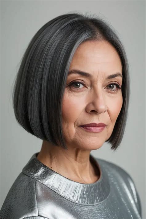 Trendy Gray Hairstyles For Women Over 70