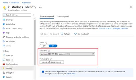 Configure Managed Identities For Your Azure Data Explorer Cluster Azure Data Explorer