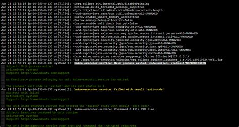Knime Rvice Main Process Exited Codeexited Status4