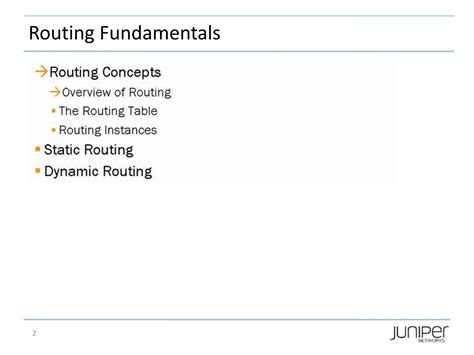 Material Of Course Juniper Jncia Junos Day2 Pptx Computer Networking Computing