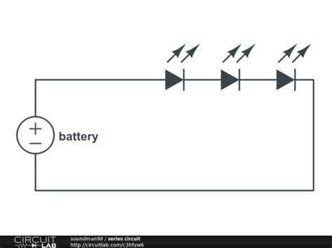 Series Circuit CircuitLab