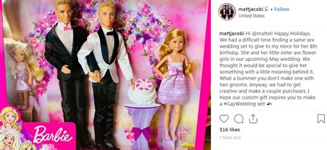 Mattel Considers Making Same Sex Couple Barbie Set