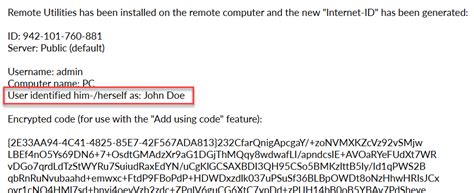 Configure Internet ID Remote Utilities