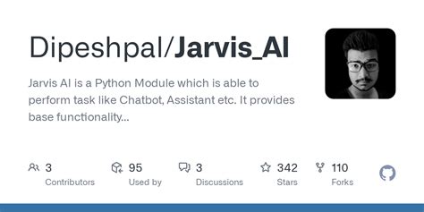 github dipeshpal jarvis ai jarvis ai is a python module which is able to perform task like