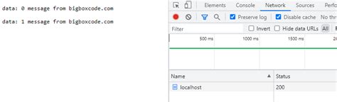 Server Sent Eventssse Bigboxcode
