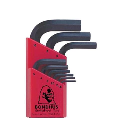 Promo Bondhus Set Kunci L Hexagonal S 15 10 Mm Hlx9ms 9 Pcs Diskon 15