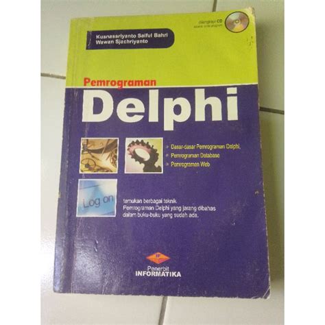 Jual Buku Pemrograman Delphi D B Shopee Indonesia