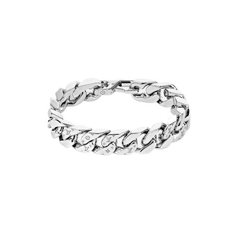 루이비통 Lv 체인 링크 브레이슬릿 실버 Louis Vuitton Kream