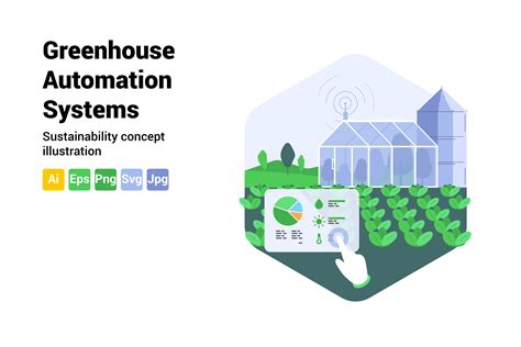 Greenhouse Automation Systems Graphic By Innni · Creative Fabrica