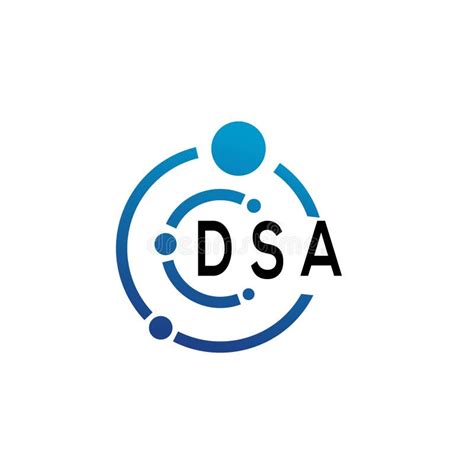 Dsa Letter Logo Design On White Background Dsa Creative Initials