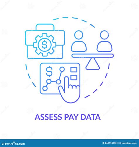 2d Assess Data Quality Concept Linear Icon Vector Illustration