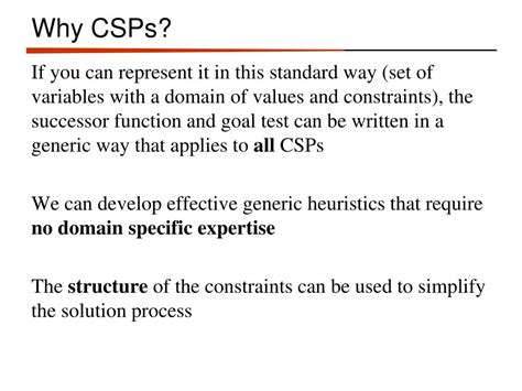 Ppt Constraint Satisfaction Problems Csps Powerpoint Presentation Id4683717