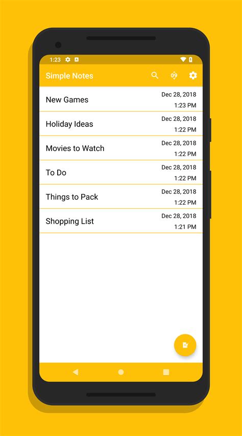 Simple Material Notes A Simple Notes App With Material Design