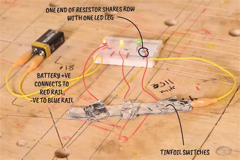 how to make a parallel circuit on breadboard wiring draw and schematic