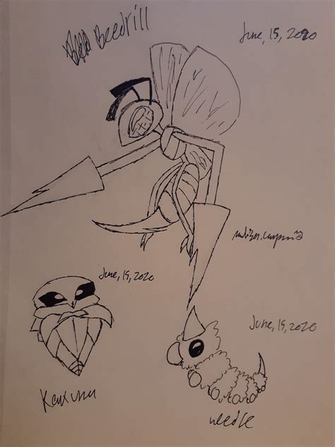Redesign Beedrill Evolution Line By Kittehkatpoodums On Deviantart