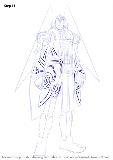 How To Draw Kallian From Xenoblade Chronicles Xenoblade Chronicles Step By Step