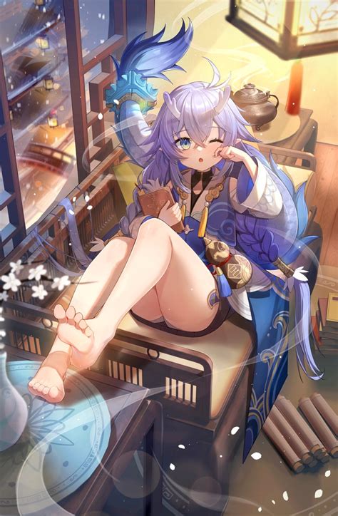 Bailu Honkai And More Drawn By Yolanda Danbooru