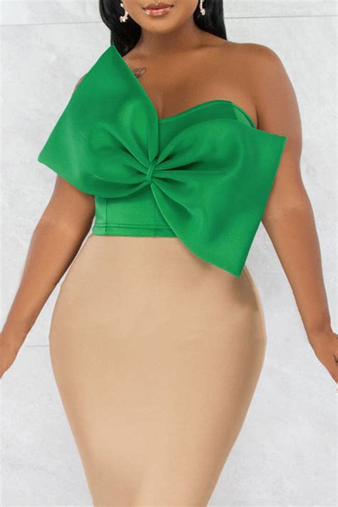 Wholesale White Sexy Solid Patchwork Strapless Tops K58580 1 Online